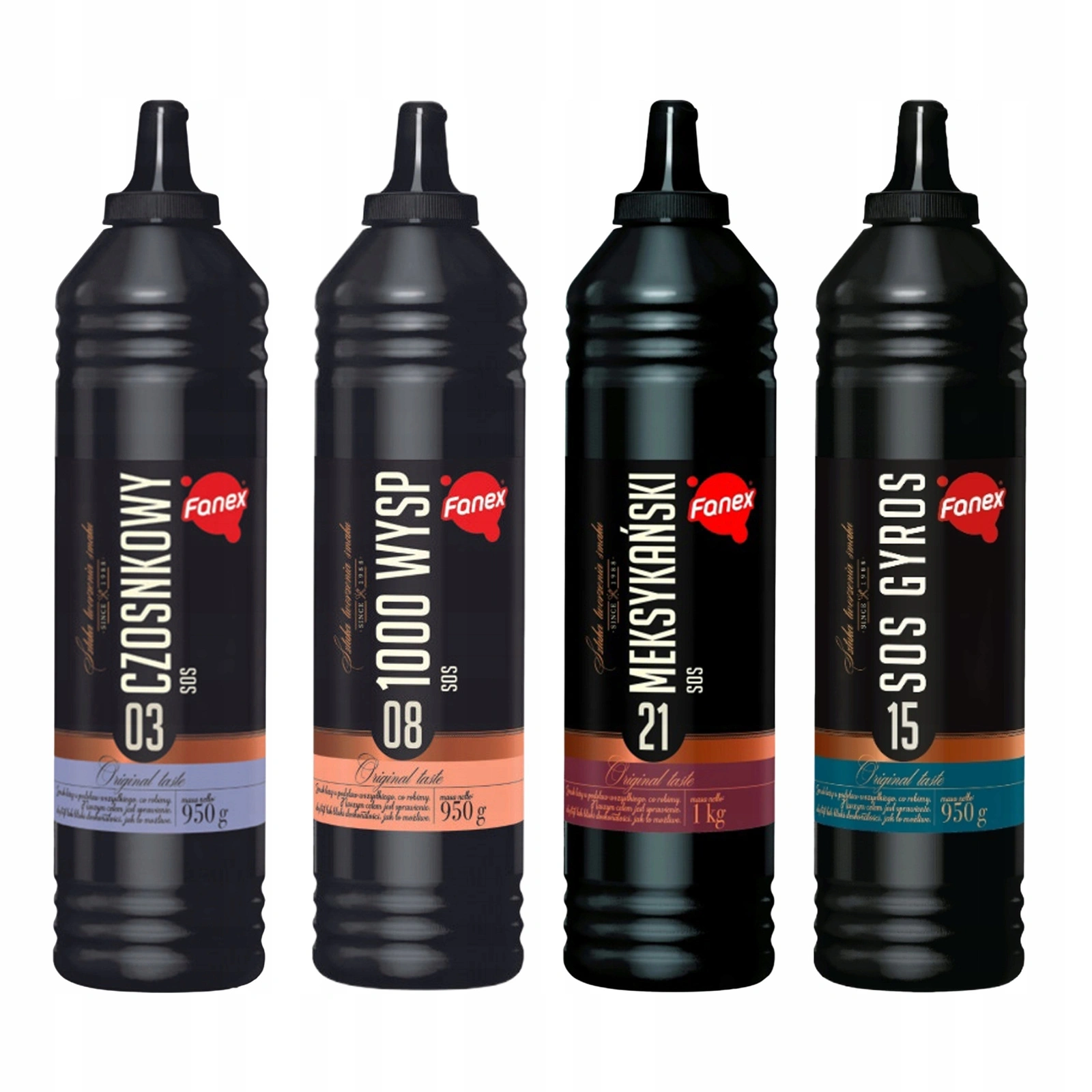 Zestaw sosów Fanex | Sklep Szopik24.pl